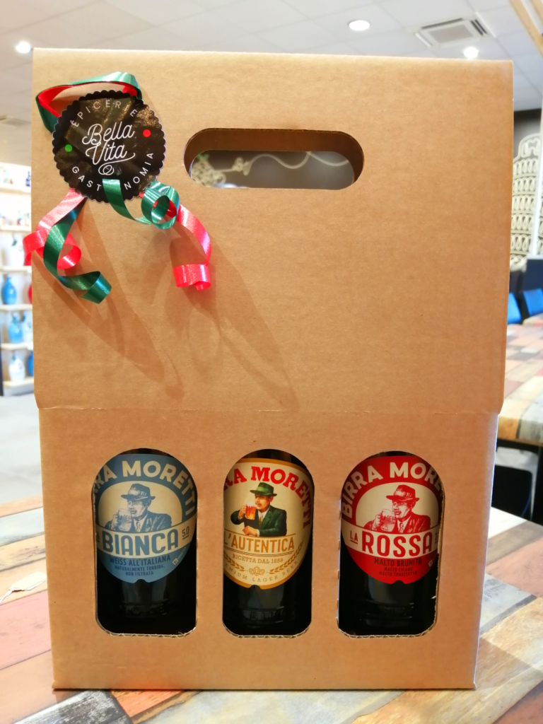 Coffret 3 bières BIRRA MORETTI - Epicerie Italienne Gino & Marisa - La ...
